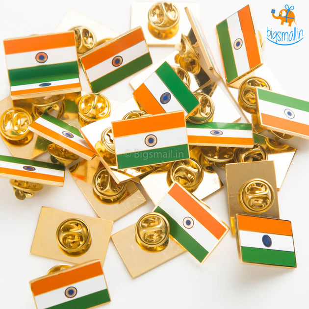 Indian Flag Lapel Pins - Republic Day | Corporate Gifts - Bigsmall