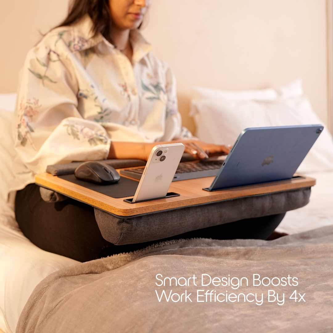 Buy Portable Laptop Desk with Cushion Online - Gifts for Professionals ...
