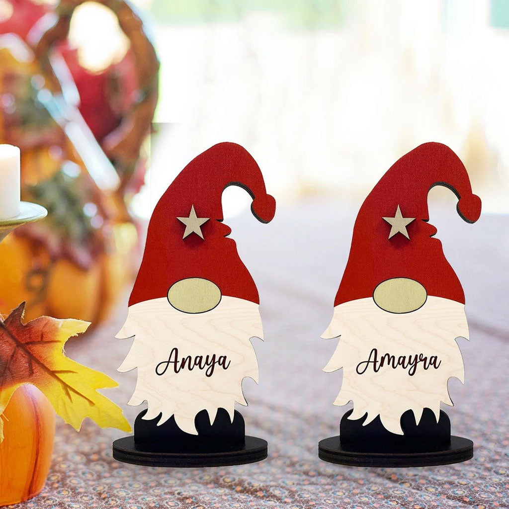 Personalised Wooden Christmas Gnomes – Bigsmall.in