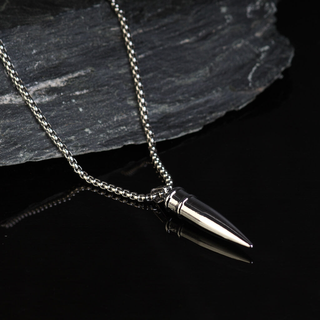 Buy Bullet Pendant With Chain Online - Gift for Him – Bigsmall.in