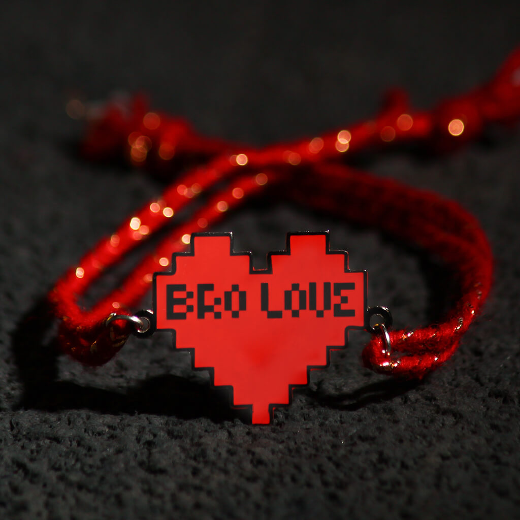 Buy Bro Love Metallic Rakhi Online At Best Price – Bigsmall.in