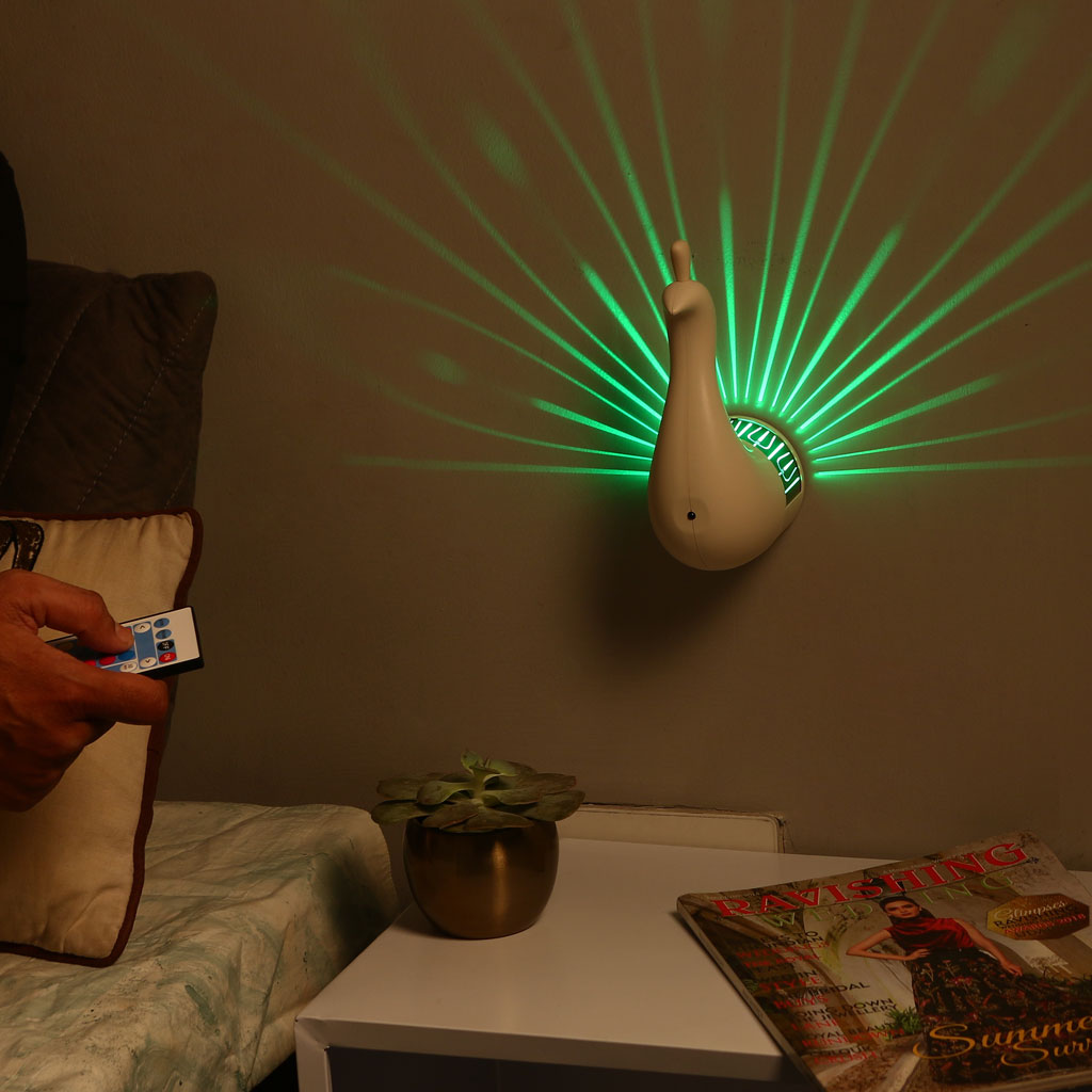 Luma Peacock LED Wall Lamp – Bigsmall.in
