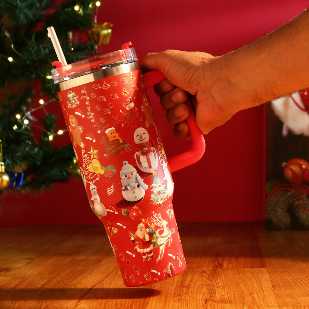 Festive Christmas Flask – Bigsmall.in