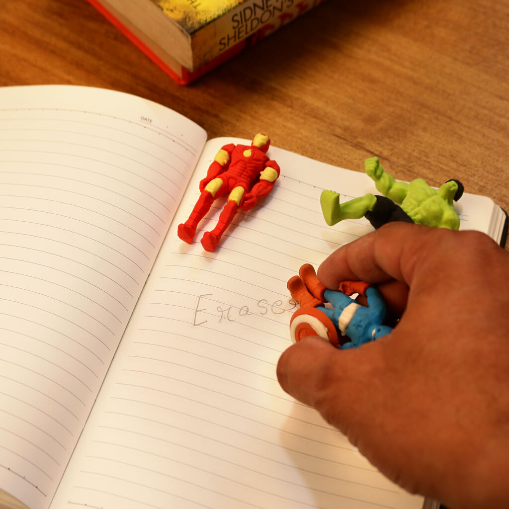 Avengers 3D Eraser Set – Bigsmall.in