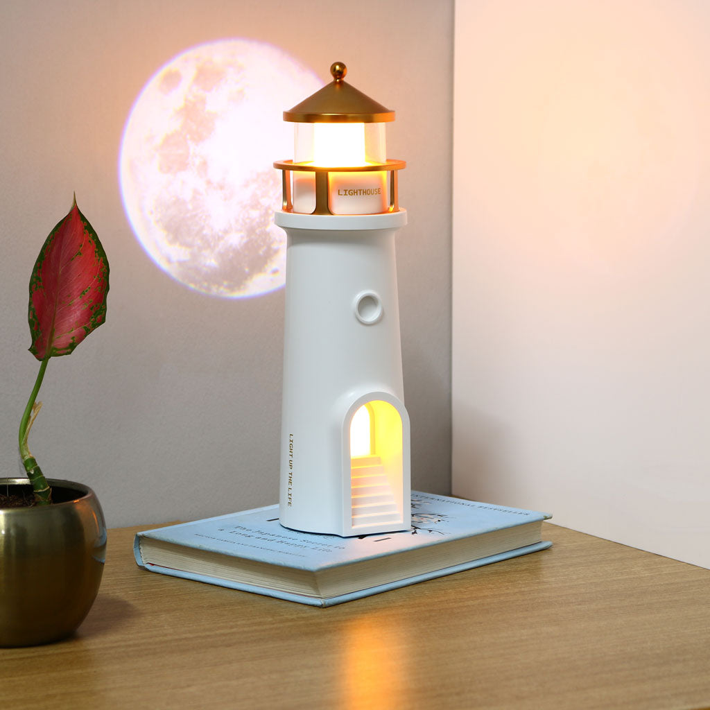 Lighthouse Lamp with Projector – Bigsmall.in