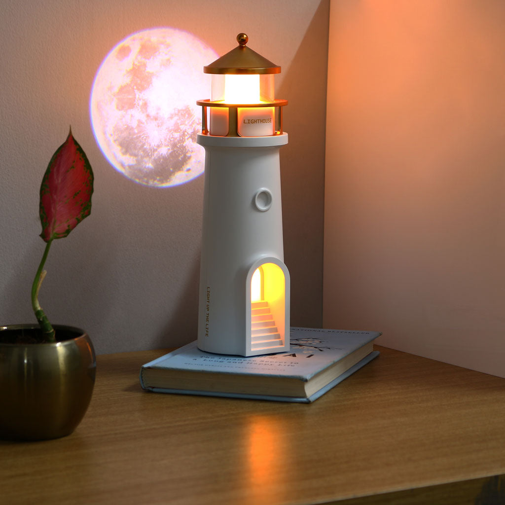 Lighthouse Lamp with Projector – Bigsmall.in