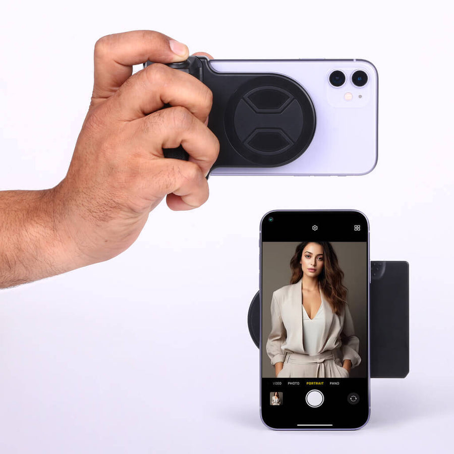 MagSafe Camera Grip with Bluetooth Photo Shutter – Bigsmall.in
