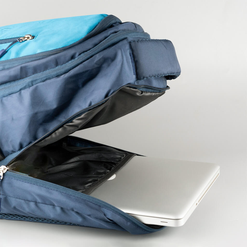 Classic Blue Laptop Backpack – Bigsmall.in