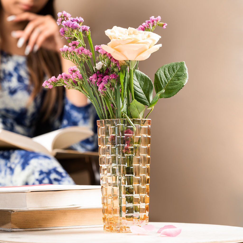 Cube Style Glass Vase – Bigsmall.in