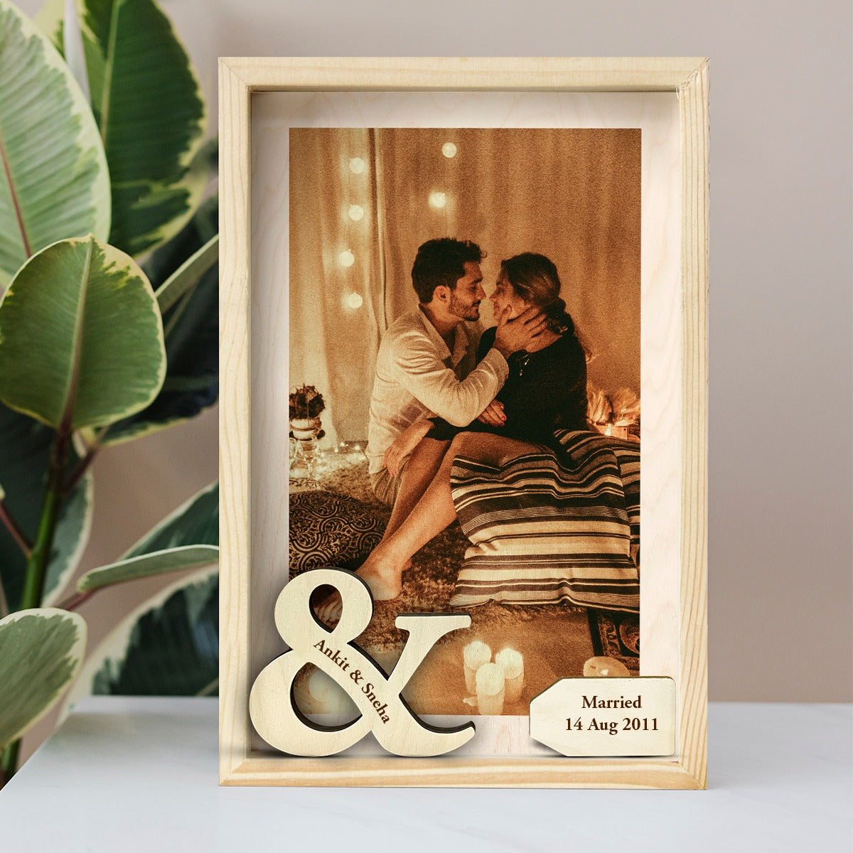 Personalized Married Couple Photo Frame – Bigsmall.in