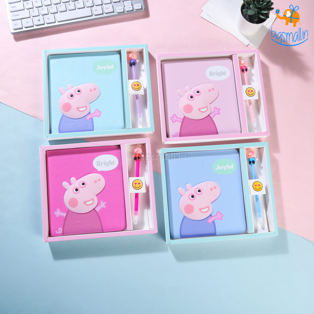 Peppa Pig Notebook with Pen – Bigsmall.in