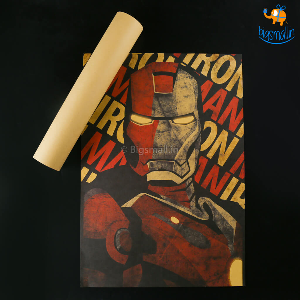 Buy Iron Man Poster Online - Gift For Marvel Fans – Bigsmall.in
