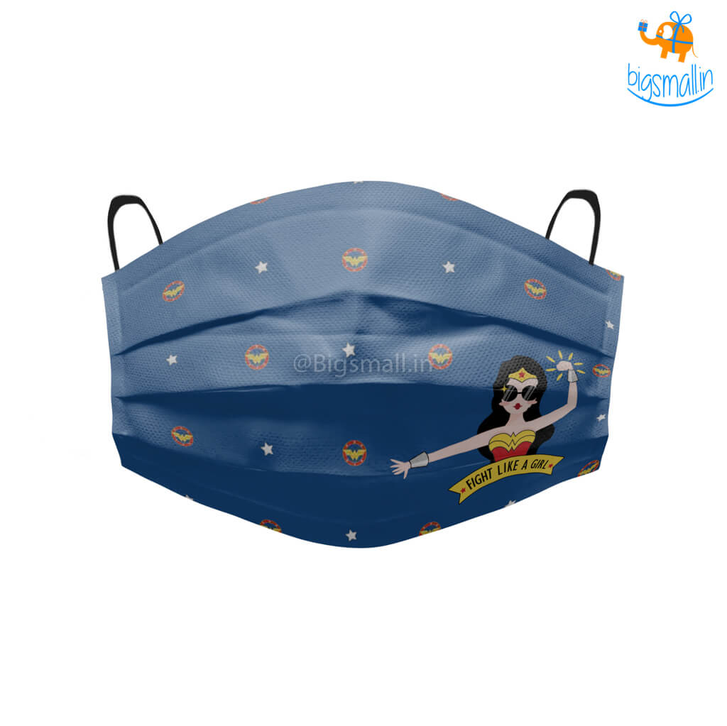Wonder Woman Cotton Mask With Filter – Bigsmall.in