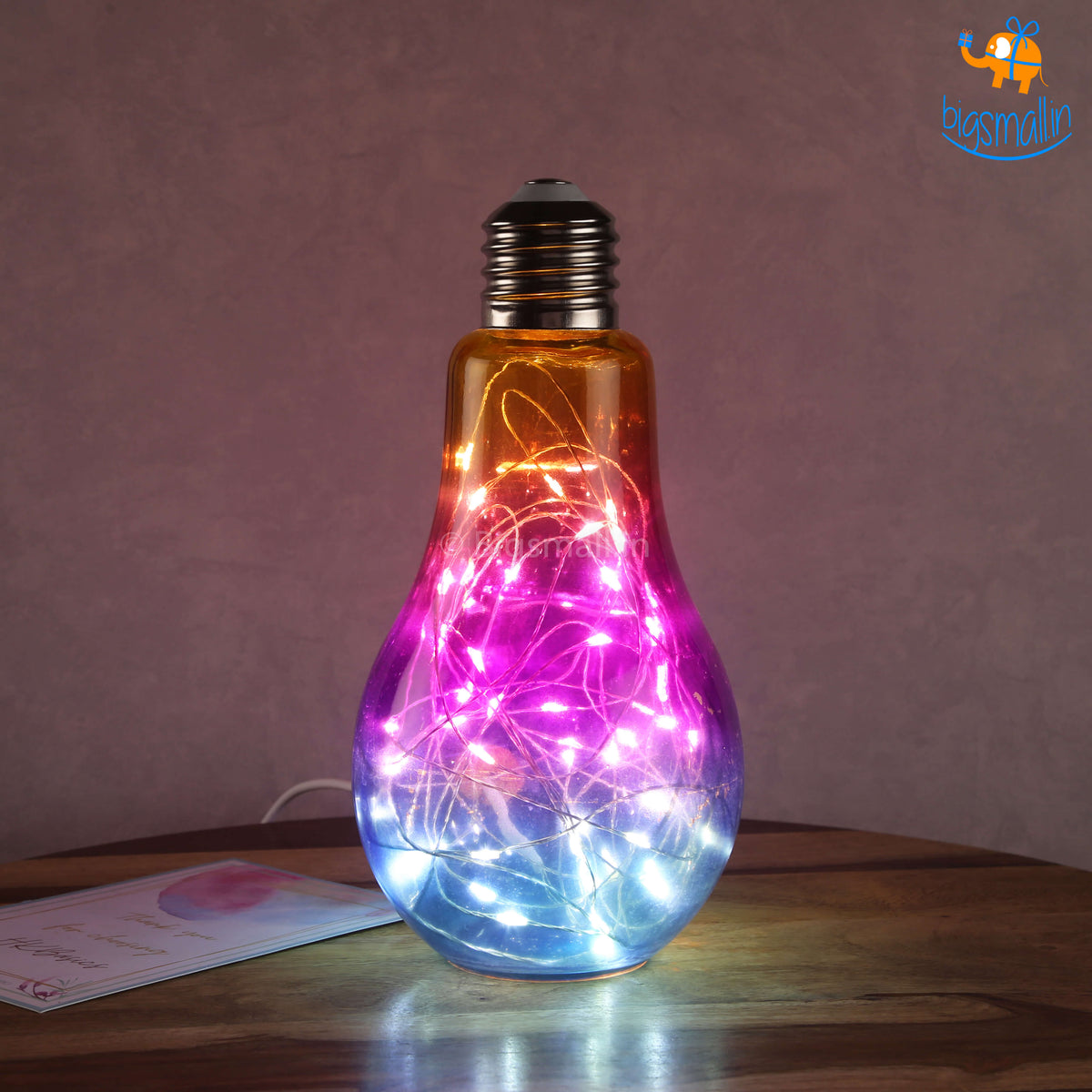 Bulb Shaped LED Lamp – Bigsmall.in