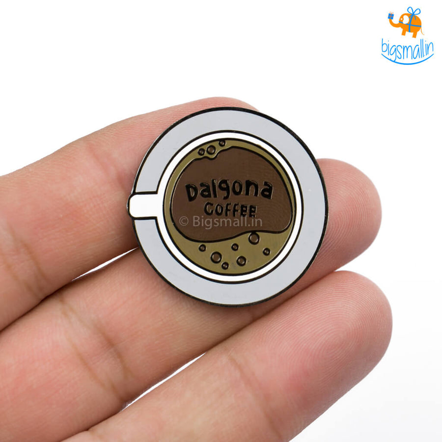 Buy Dalgona Coffee Lapel Pin Online at Best Price – Bigsmall.in