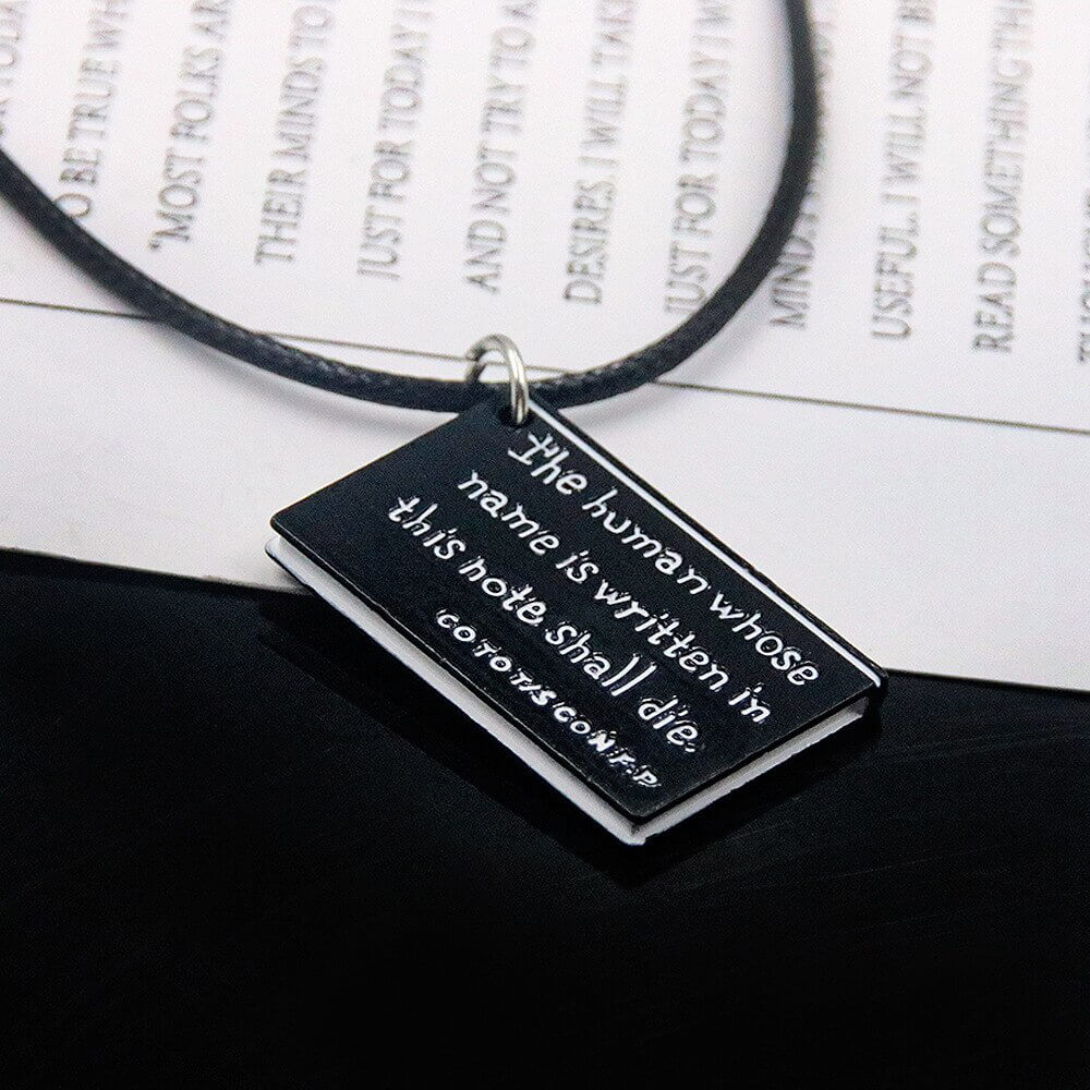 Death Note Necklace – Bigsmall.in