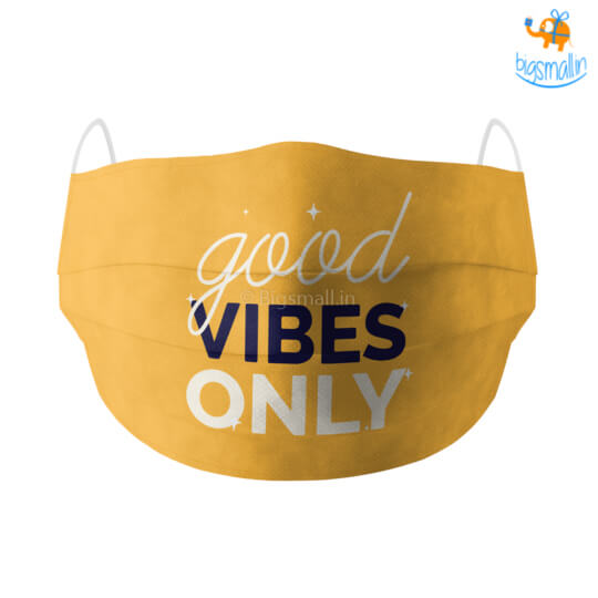 Buy Good Vibes Cotton Mask Online In India – Bigsmall.in