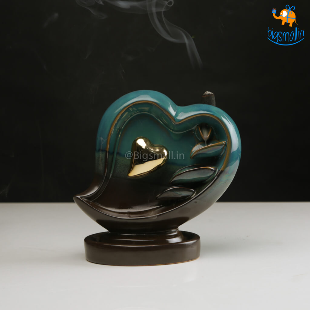 Buy Heart-Shaped Backflow Incense Burner Online in India– Bigsmall.in