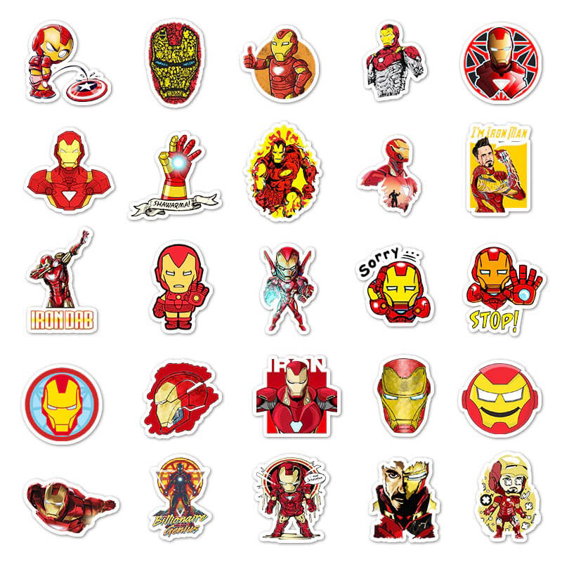 Buy Iron Man Sticker Set at Best Price in India – Bigsmall.in