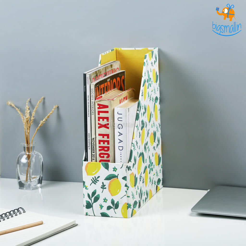 Lemon Printed File Keeper – Bigsmall.in