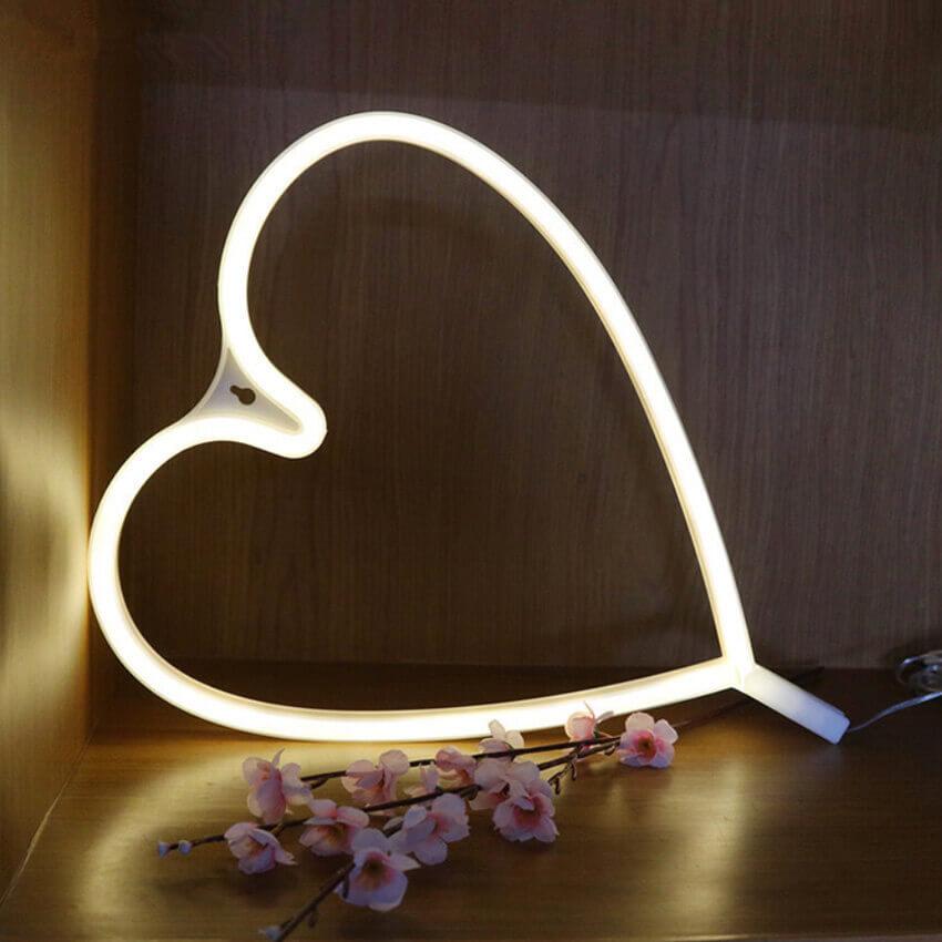 Buy Neon Heart Light Online - Home Decor Gift – Bigsmall.in