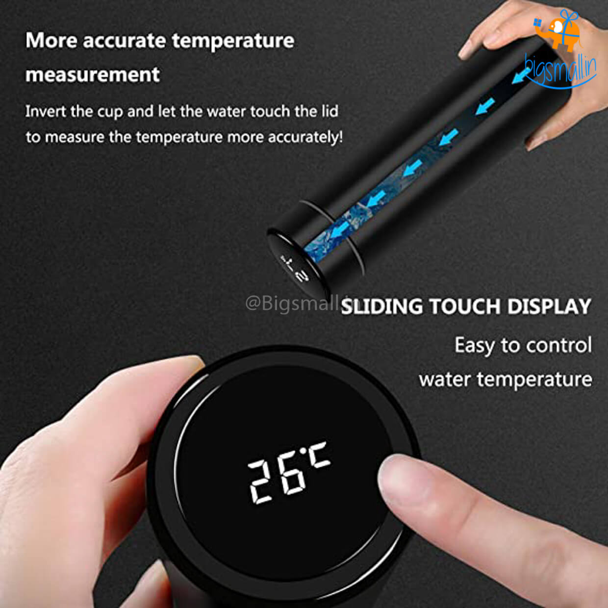 Personalized Temperature Flask Bottle – Bigsmall.in
