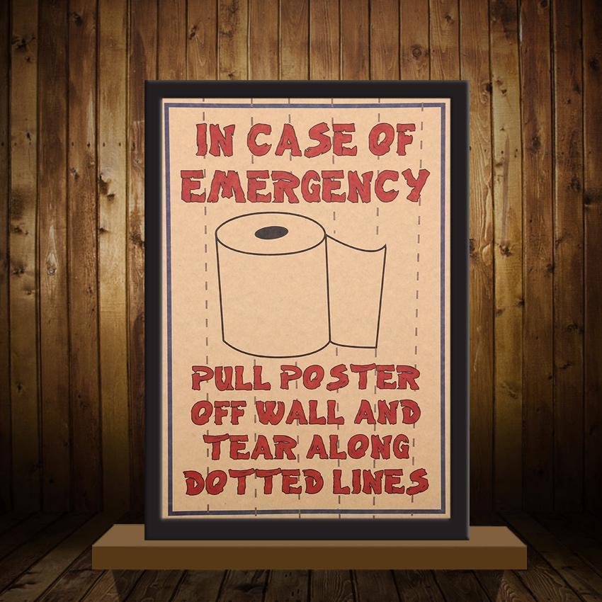 Buy Toilet Paper Poster Online - Gift for Best Friend – Bigsmall.in