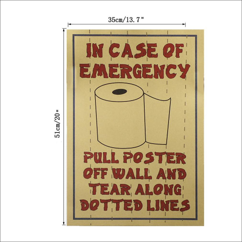 Buy Toilet Paper Poster Online - Gift for Best Friend – Bigsmall.in