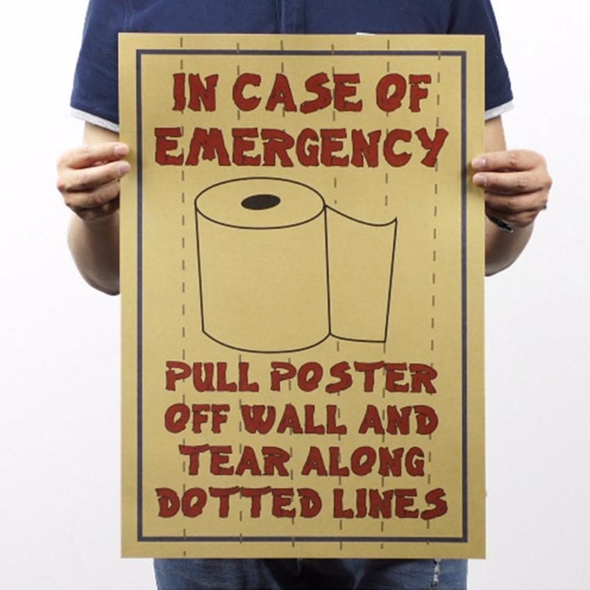 Buy Toilet Paper Poster Online - Gift for Best Friend – Bigsmall.in
